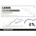 Lexus RX 5th ALA10/ALH10 2022-present Rear Sway Bar Hardrace Q1238