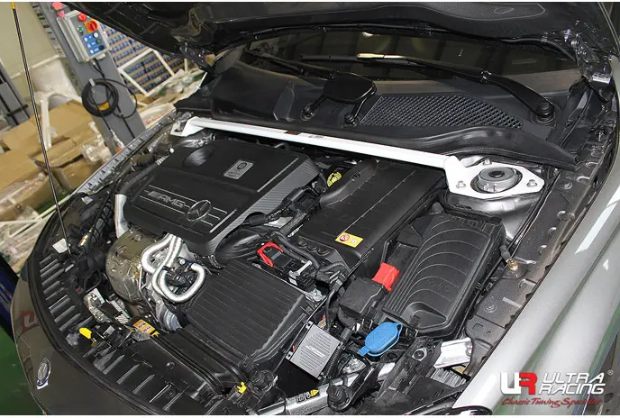 A45 AMG Mercedes and Amazing Ultra Racing StrutBar and ArmBar. Ready to ...