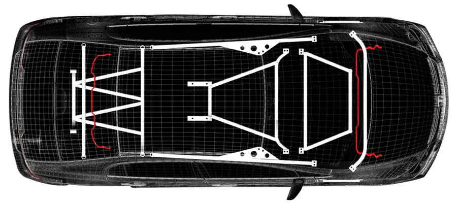 Buy Ultra Racing - Strut Bar, Anti-roll Bar, Lower Bar for most cars ...